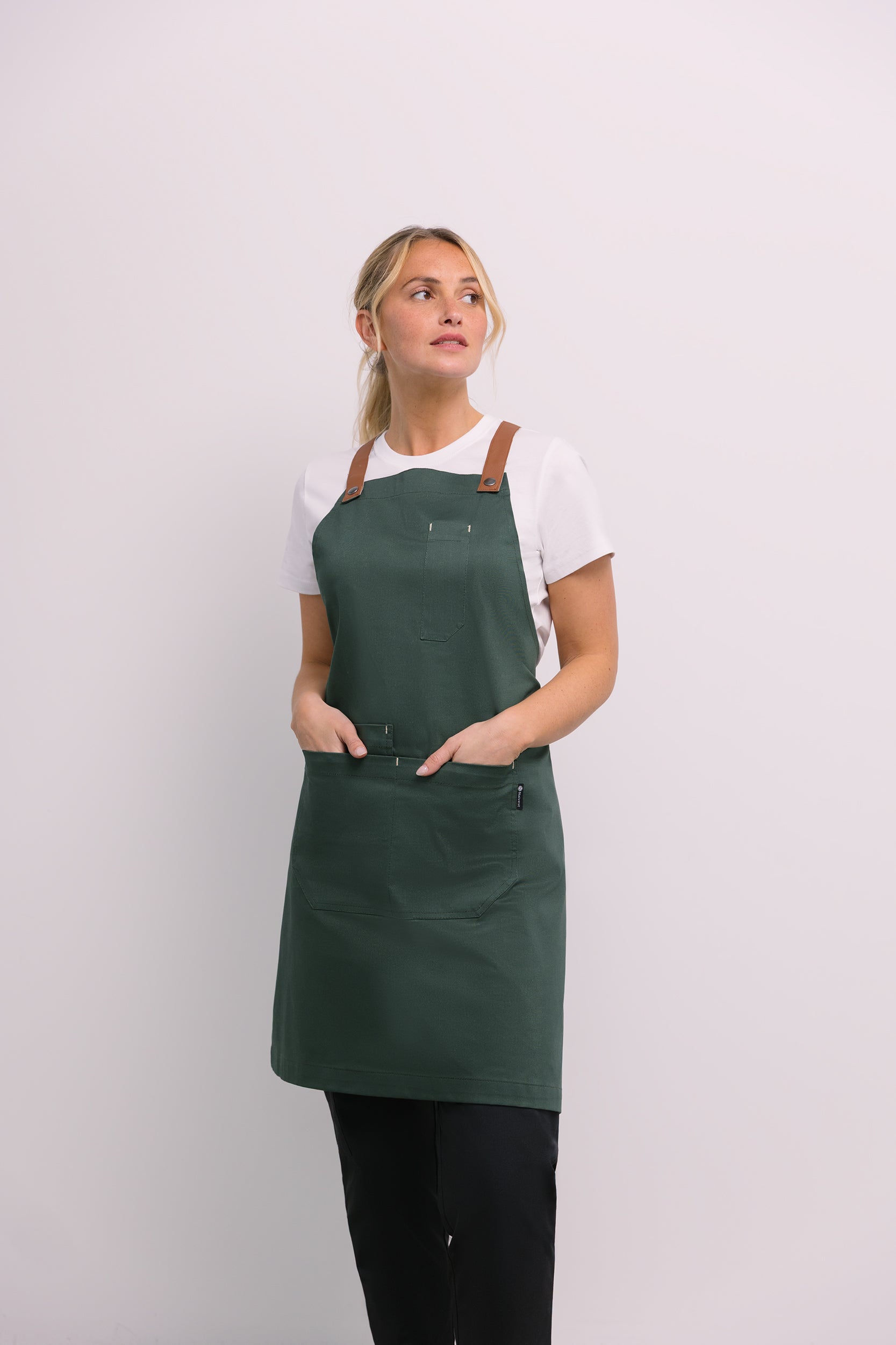 Avental Cruzado Mondego Verde Oliva